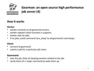 Gearman and asynchronous processing in PHP applications | PPT | Web Development | Internet