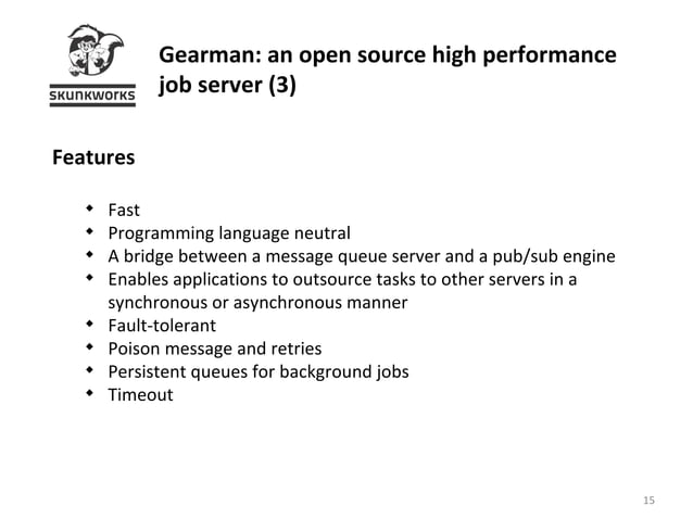 Gearman and asynchronous processing in PHP applications | PPT
