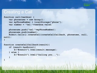 Creating Voice Powered Apps with Ribbit | PDF | Web Development | Internet