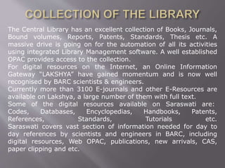 Barc (bhabha atomic research center) | PPTX