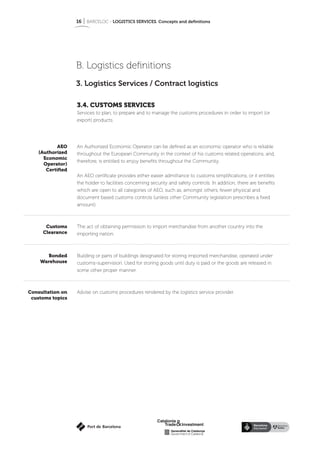 Logistics services concepts and definitions | PDF