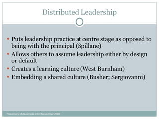 Distributed Leadership | PPT