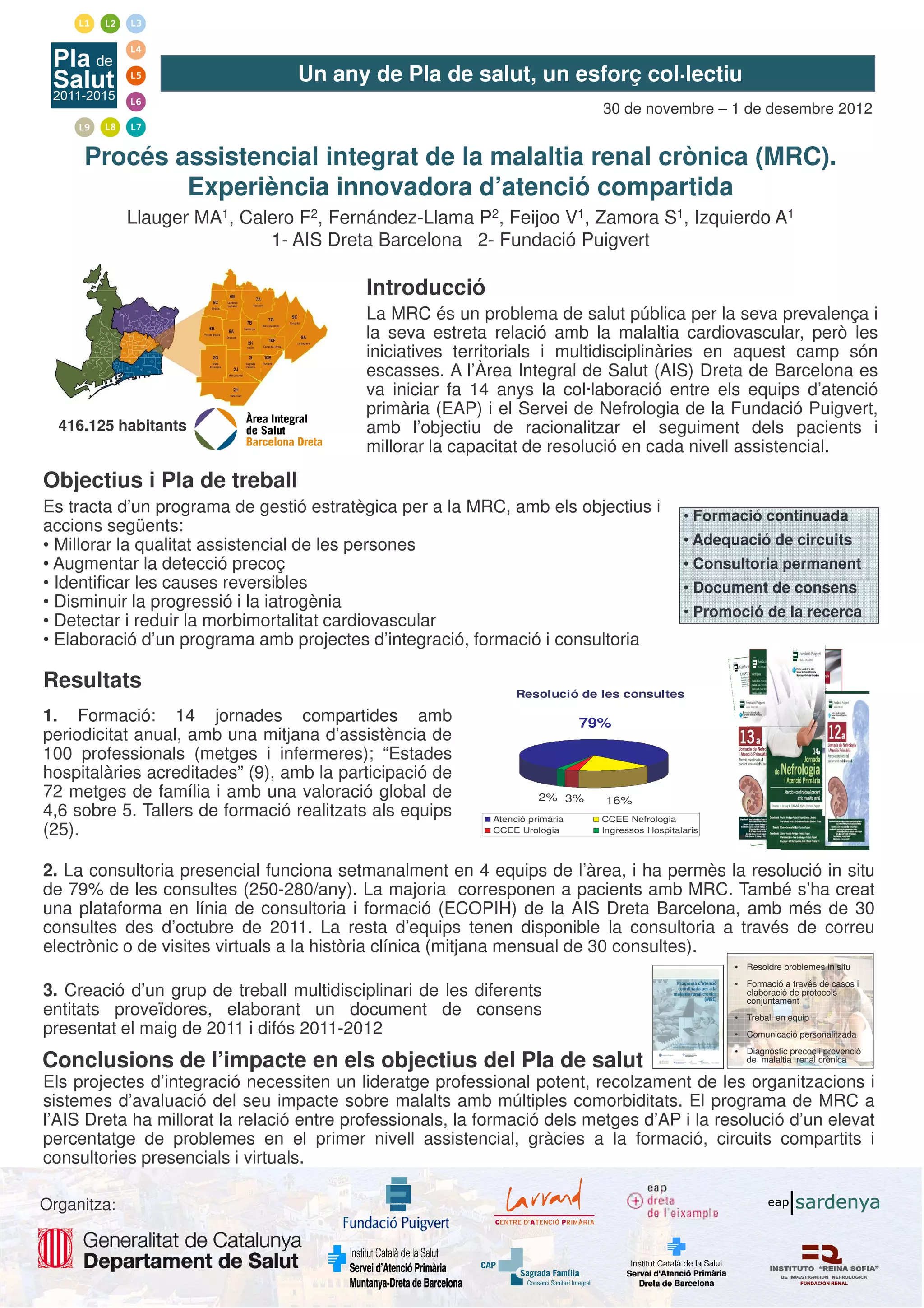 Barcelona. Procés assistencial integral de la malaltia renal crònica | PDF