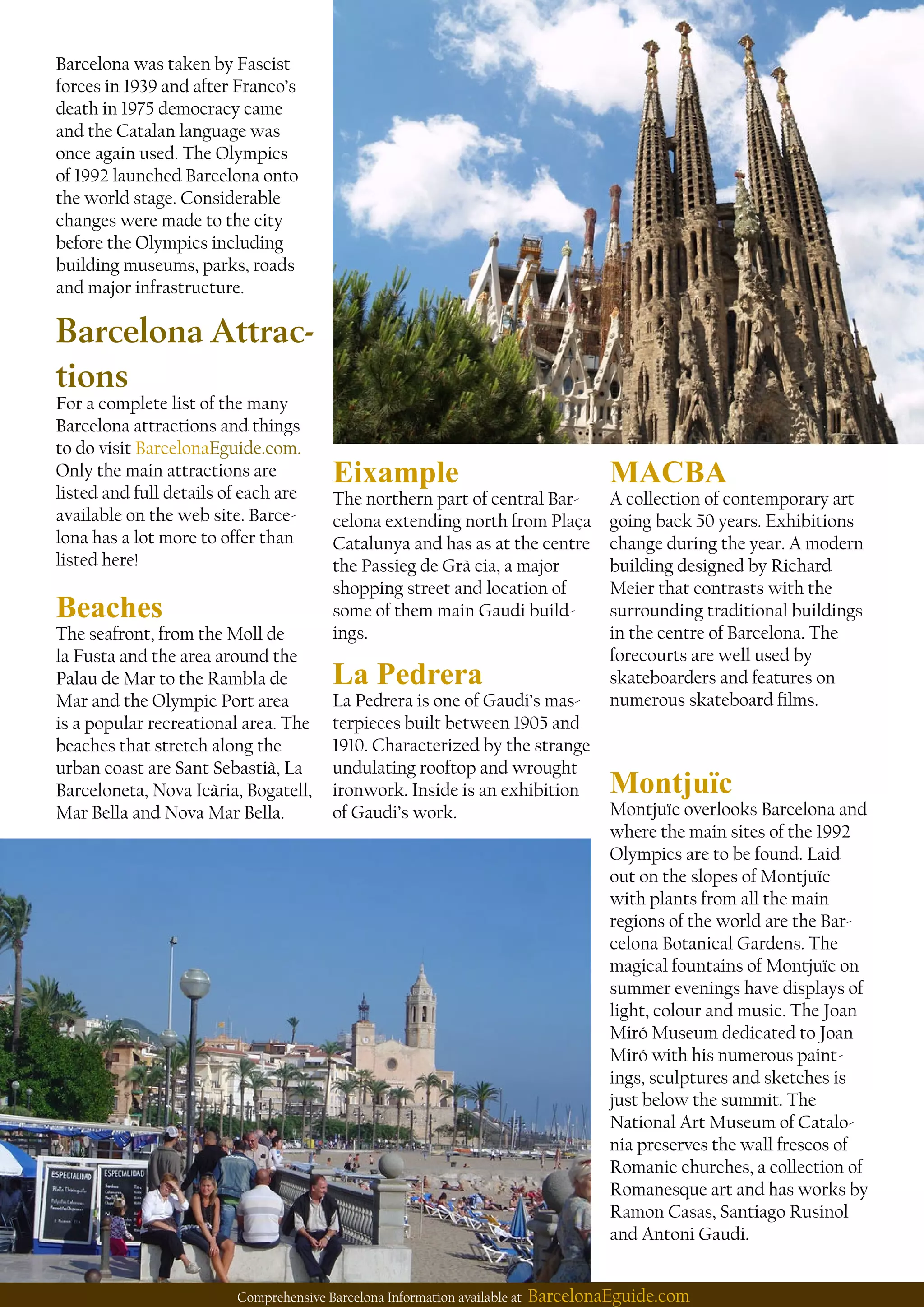Barcelona travel-guide | PDF