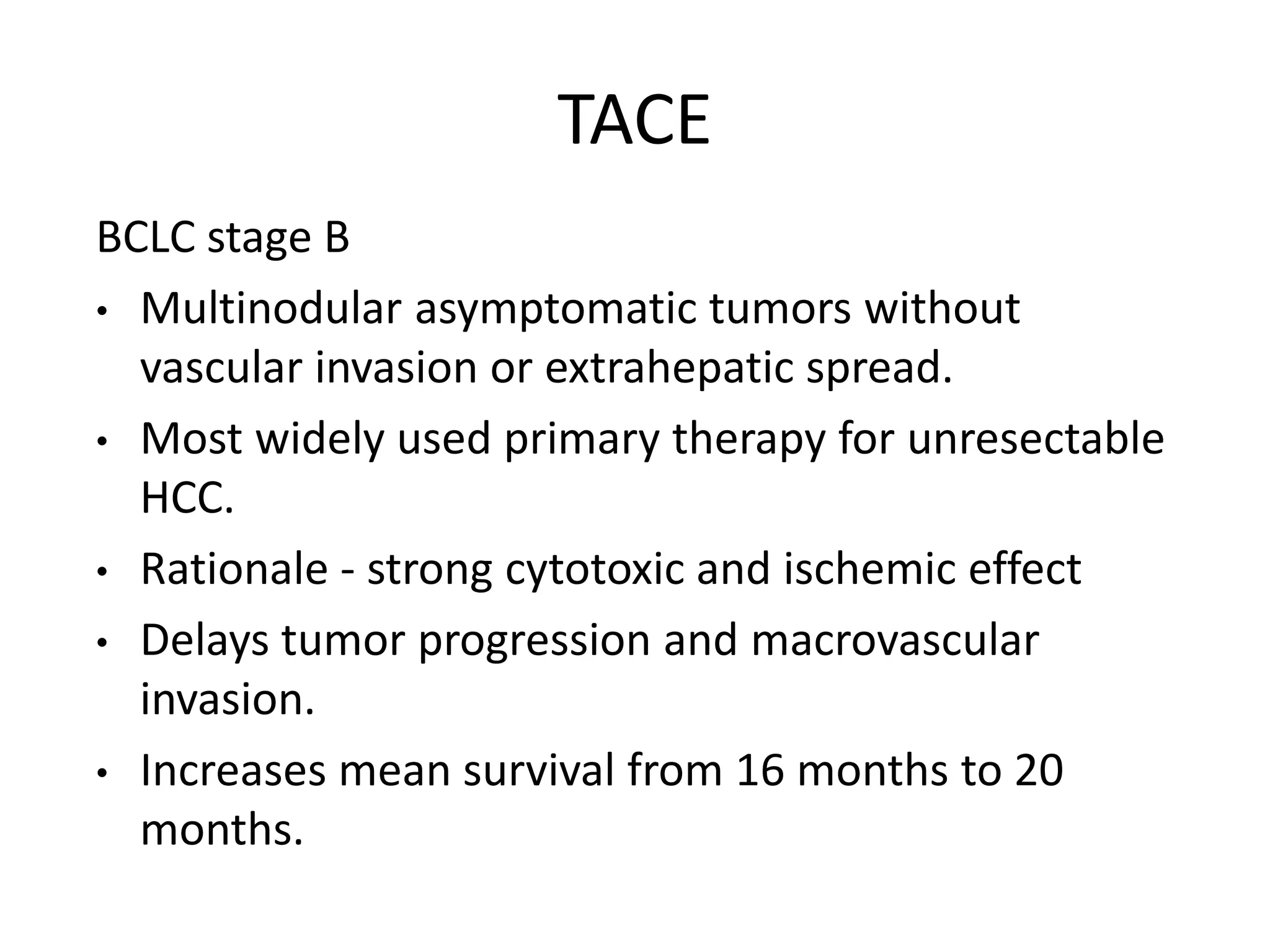 Barcelona clinic liver cancer (bclc) staging | PPTX