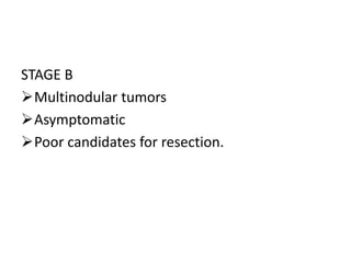 Barcelona clinic liver cancer (bclc) staging | PPTX