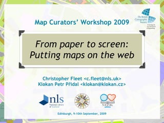OldMapsOnline.org: Open Source & Online Tools for Old Maps | PDF | Geography | Science