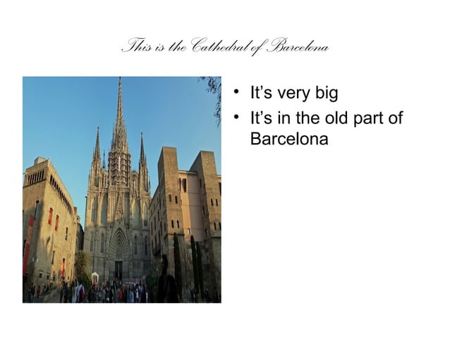 Barcelona Presentation 6 | PPT