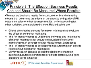 Barcelona Principles for PR Measurement | PDF