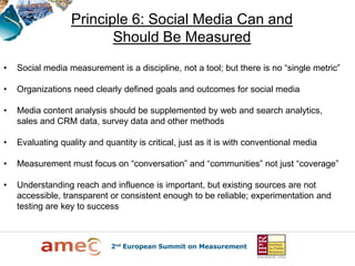 Barcelona Principles for PR Measurement | PDF