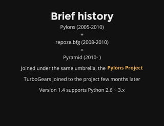 Introduction to Pyramid | PPT