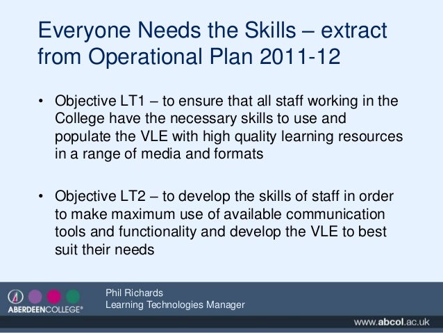 Using digital tools to meet institutional objectives