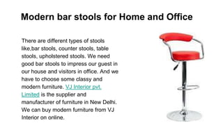 Bar chairs/stools | PPTX