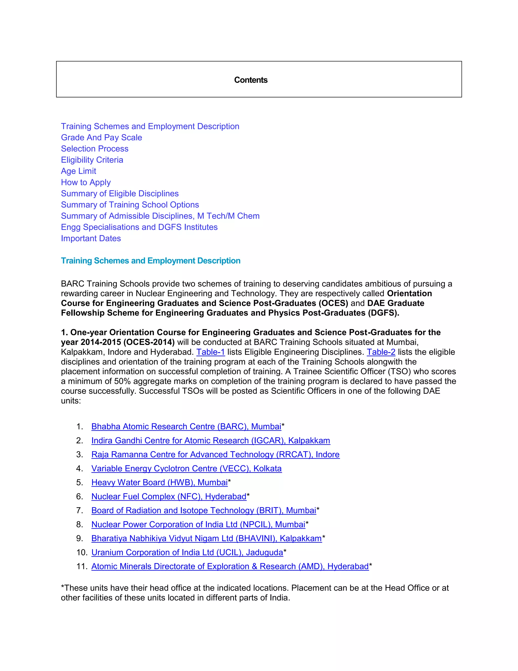 Barc information brochure 2014.(jan16_2014) | PDF