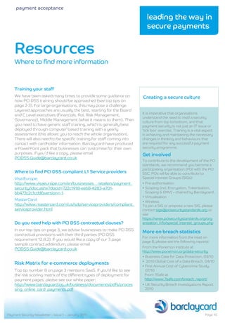 Barclaycard Payment Security Newsletter Jan11 | PDF