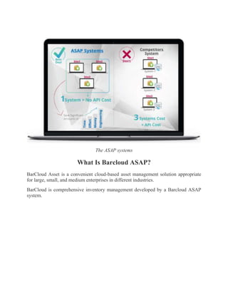 Barcloud ASAP: An Useful Asset Management Solution [GUIDE] | DOC