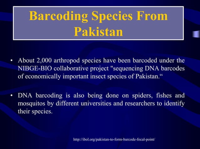 DNA BarcodING IN ANIMALS | PPT