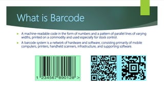 Bar code and Barcode scanner | PPT