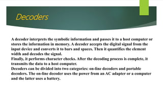 Bar code and Barcode scanner | PPT