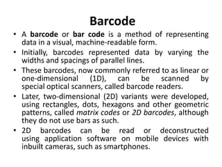 Barcode Medicine Identification | PPTX
