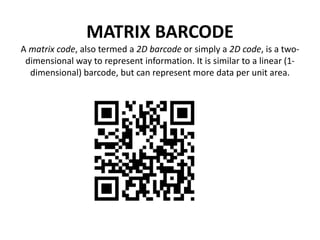 Barcode Medicine Identification | PPTX