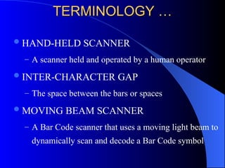 barcode that learn by all department that how barcode is working | PPT