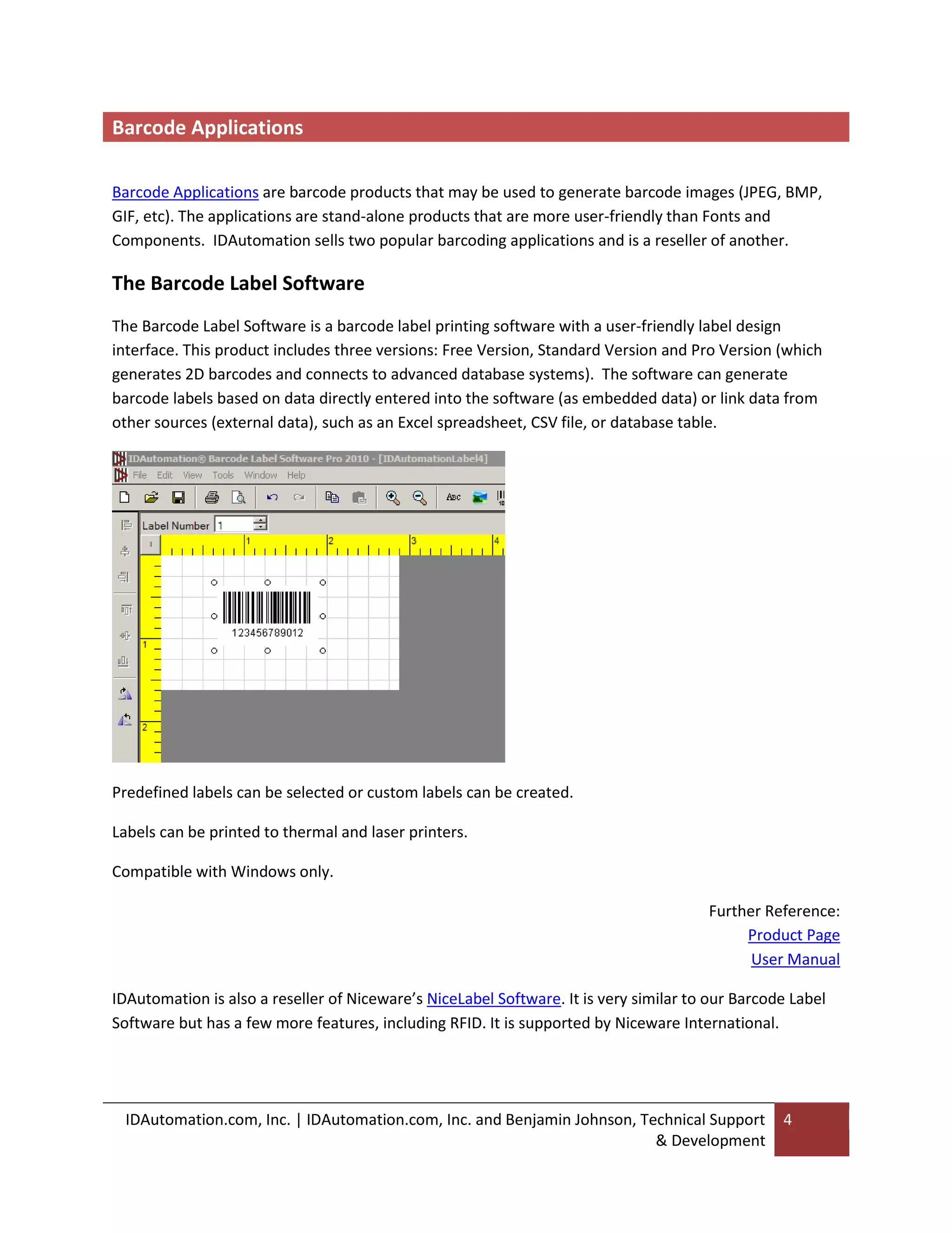Barcode Educational Guide - IDAutomation.com | PDF