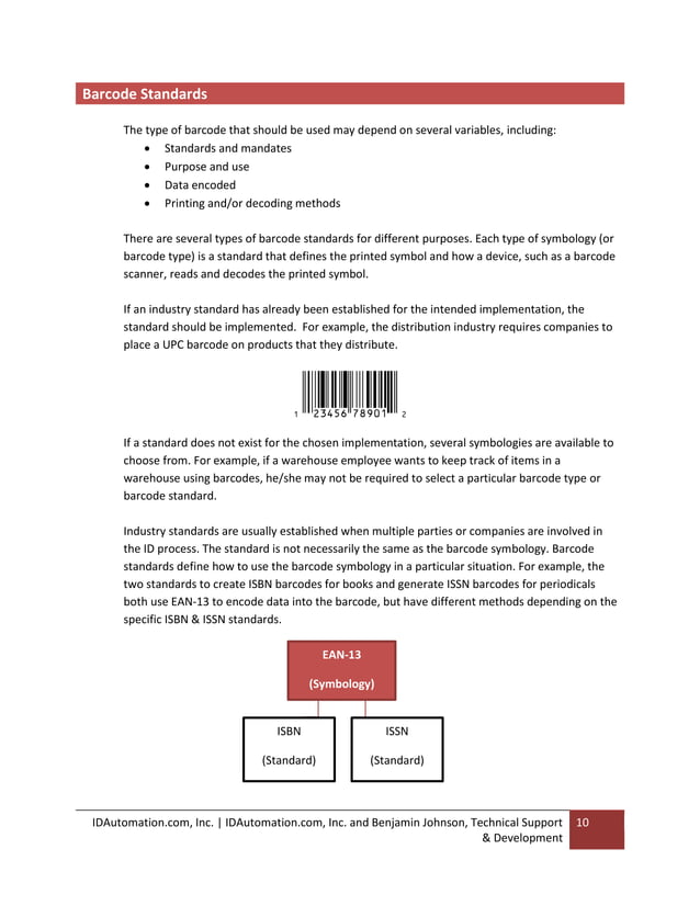 Barcode Educational Guide - IDAutomation.com | PDF