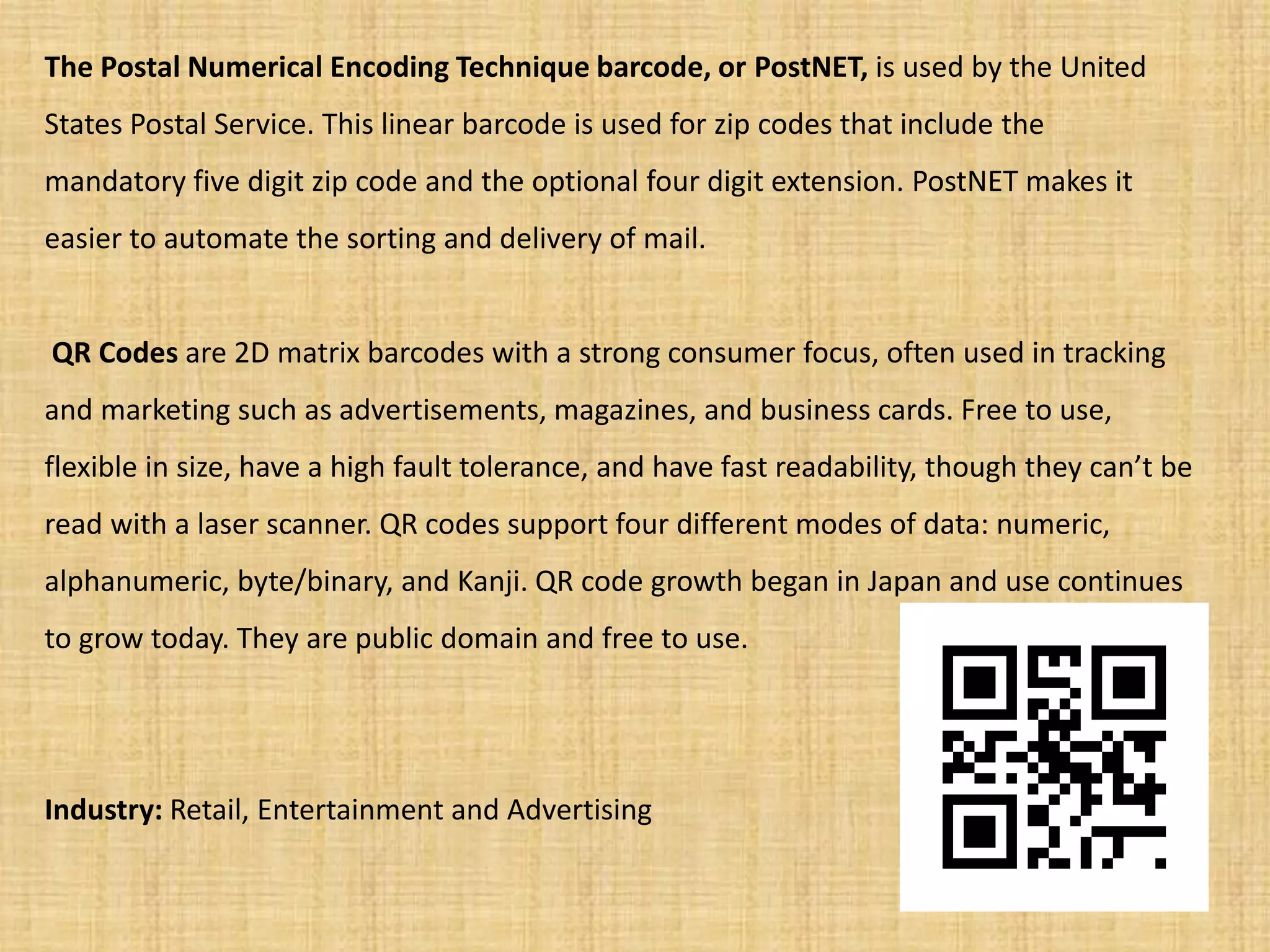 Barcode invention & evolution | PPT
