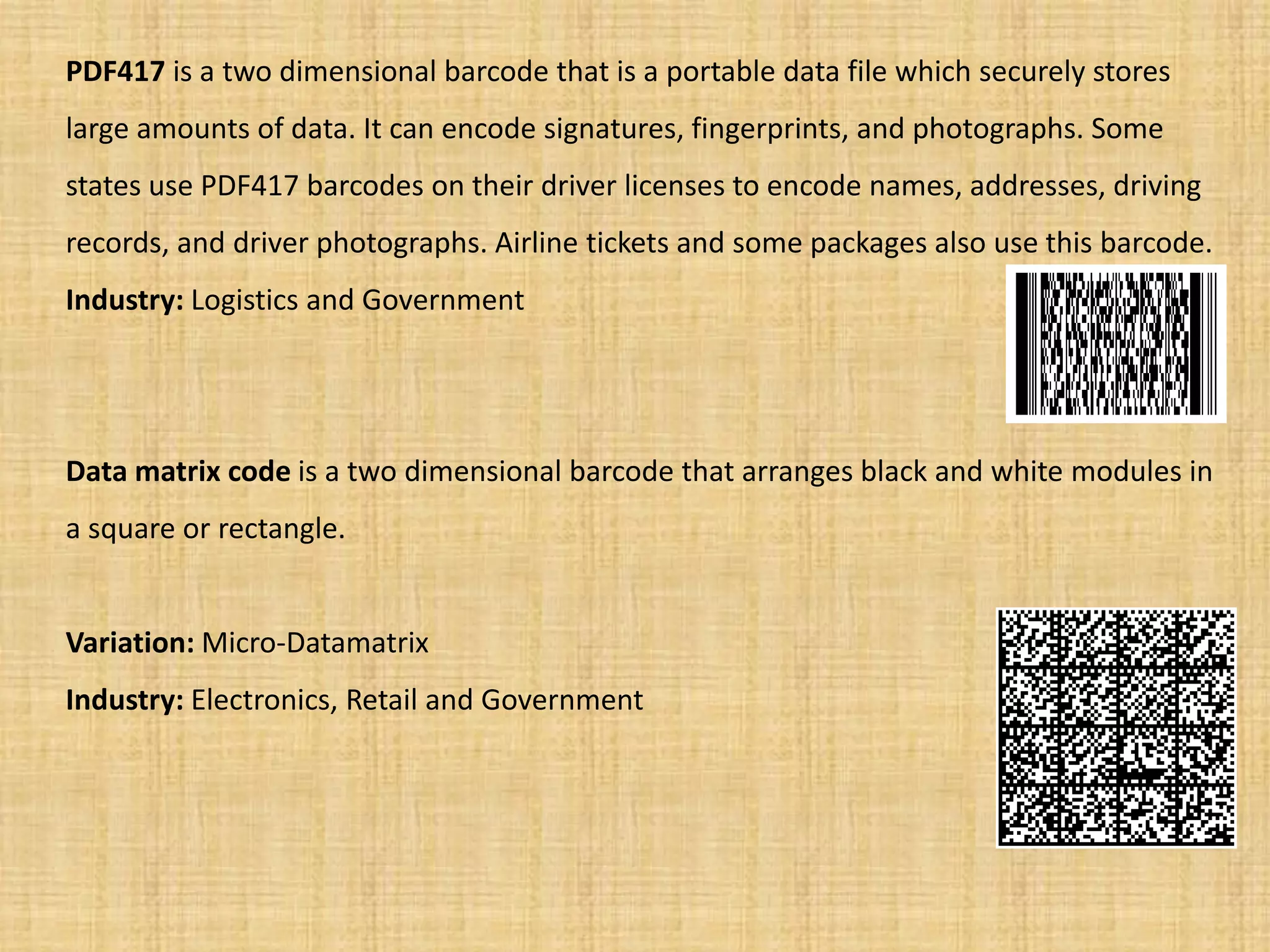 Barcode invention & evolution | PPT