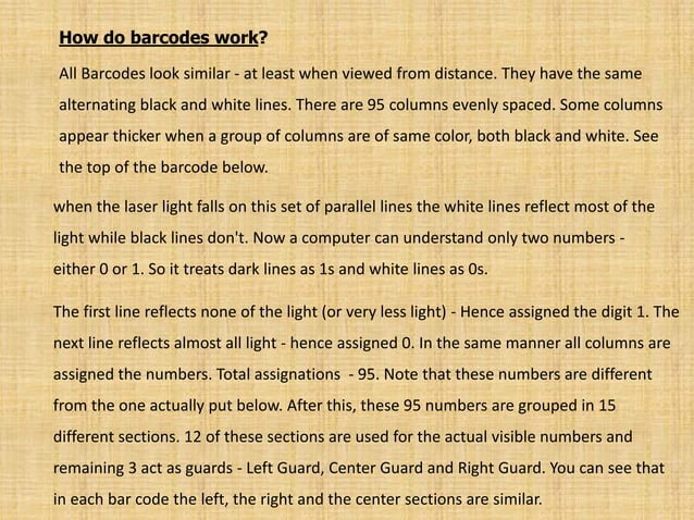 Barcode invention & evolution | PPT