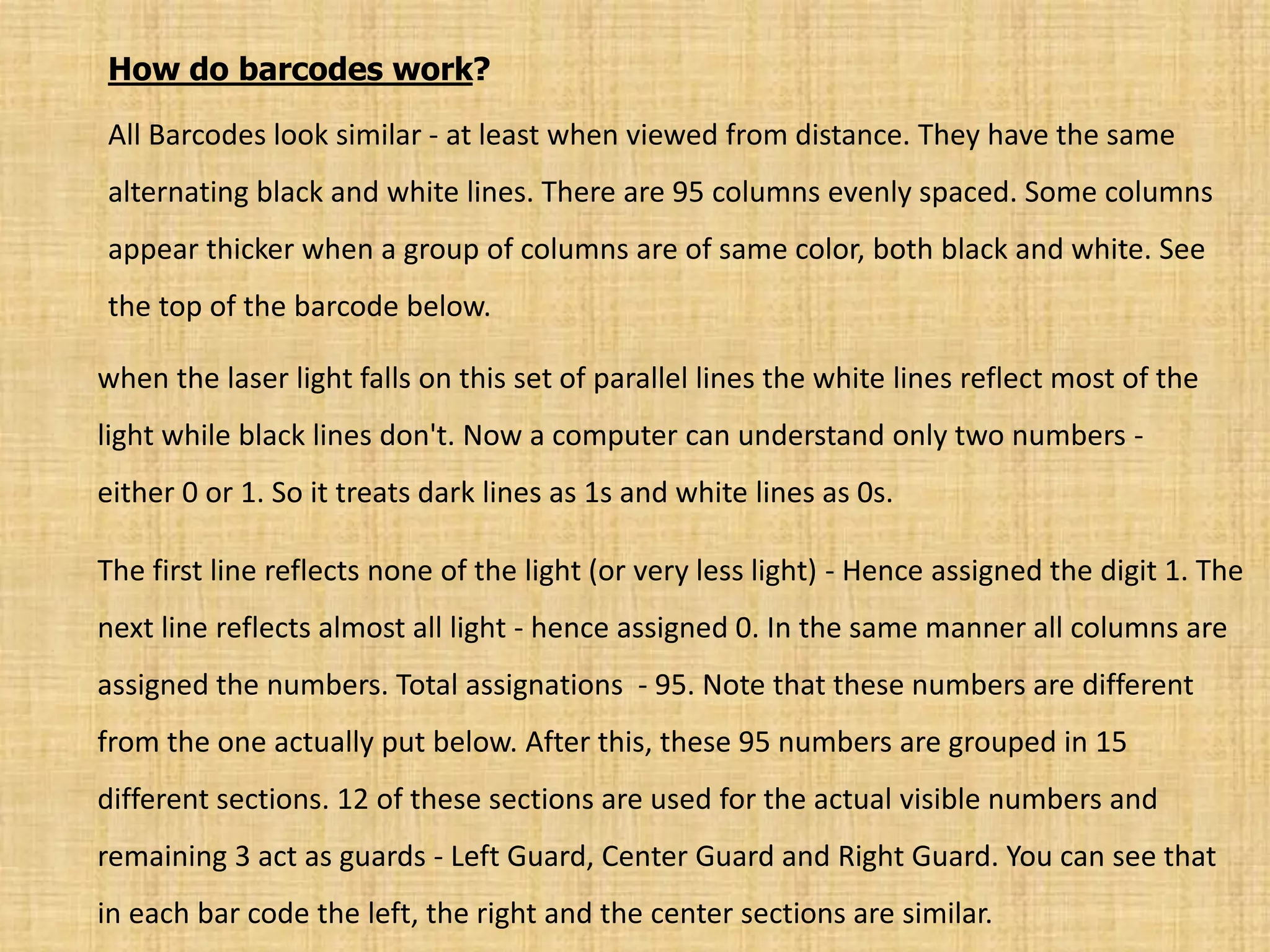 Barcode invention & evolution | PPT