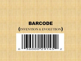 Barcode invention & evolution | PDF