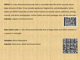 Barcode invention & evolution | PDF