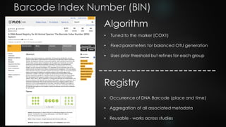 Informatics Infrastructure at the start of the Second Decade of DNA ...
