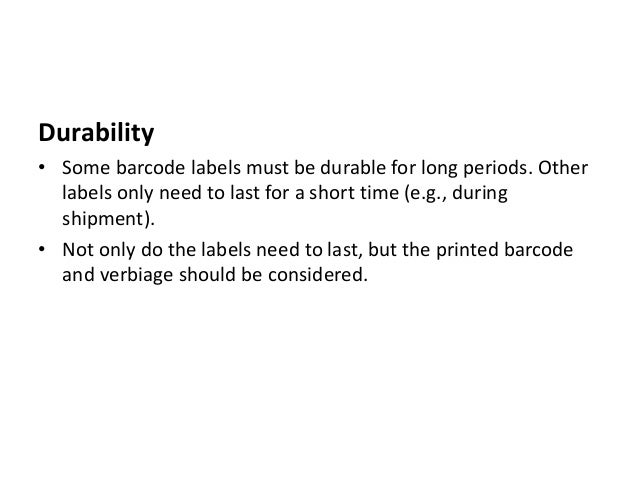 Barcode guide to selecting the best barcode label | PPT