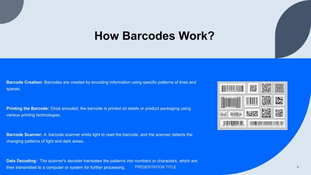 barcode in the retail industry.pptx | Programming Languages | Computing