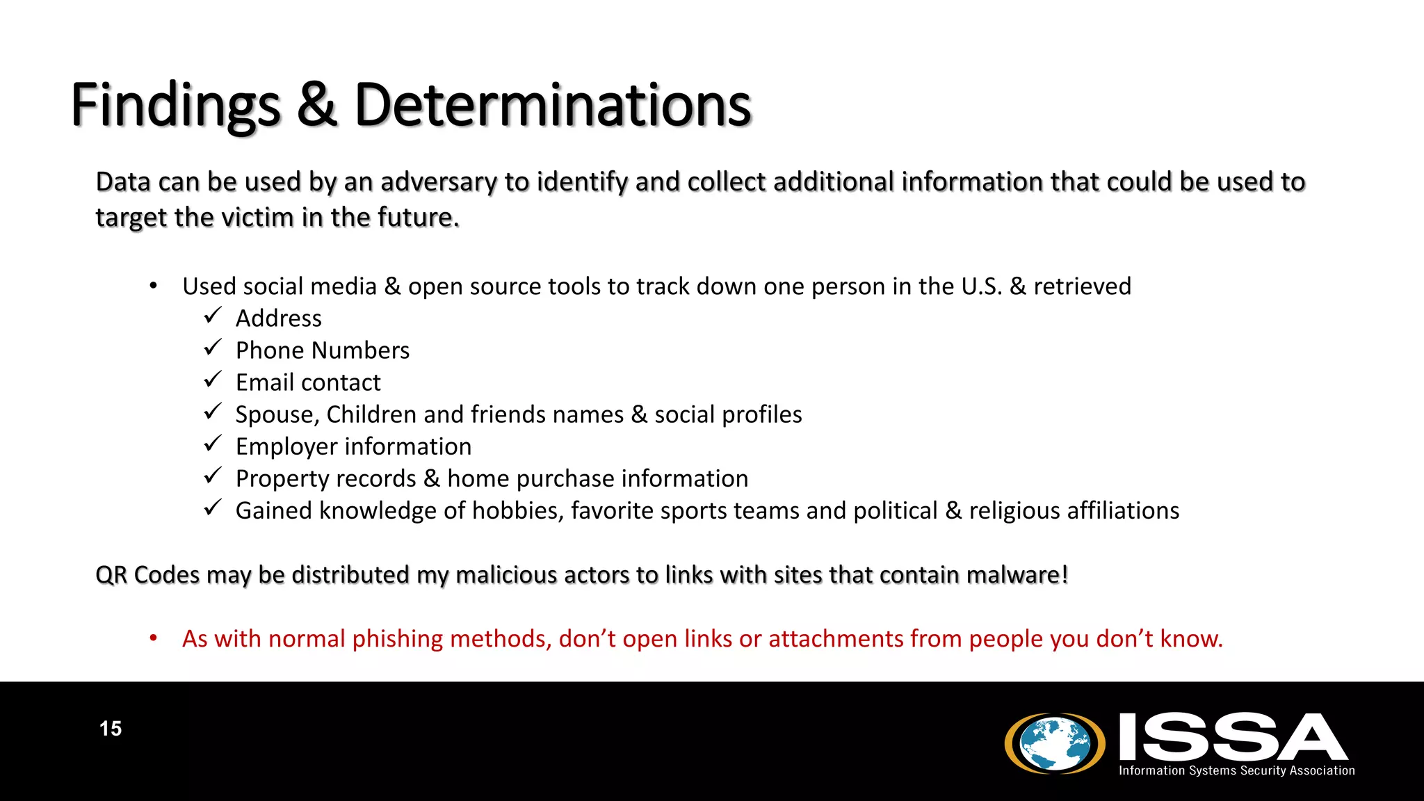 Barcode Metadata & Privacy - What is the risk really? | PDF