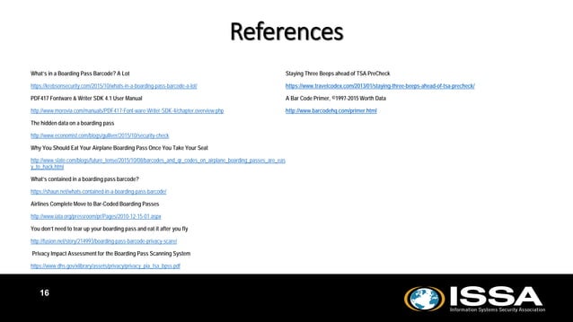 Barcode Metadata & Privacy - What is the risk really? | PPT