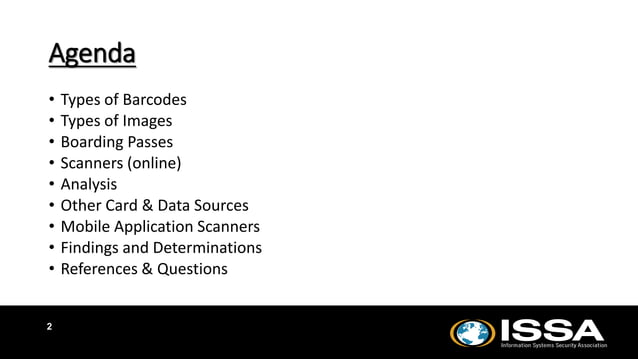 Barcode Metadata & Privacy - What is the risk really? | PPT