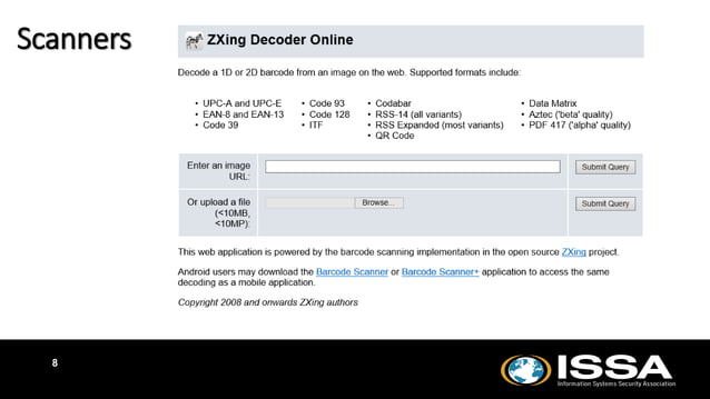 Barcode Metadata & Privacy - What is the risk really? | PPT