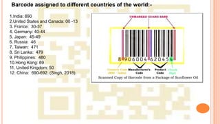Bar code- Techlogogy : Seminar PPT | PPTX