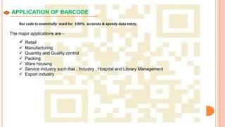Bar code- Techlogogy : Seminar PPT | PPTX