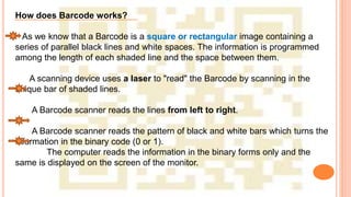 Bar code- Techlogogy : Seminar PPT | PPTX
