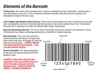 Barcode presentation 2013 | PPT | Programming Languages | Computing