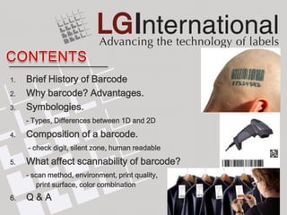 Barcode printing presentation lgi | PPT