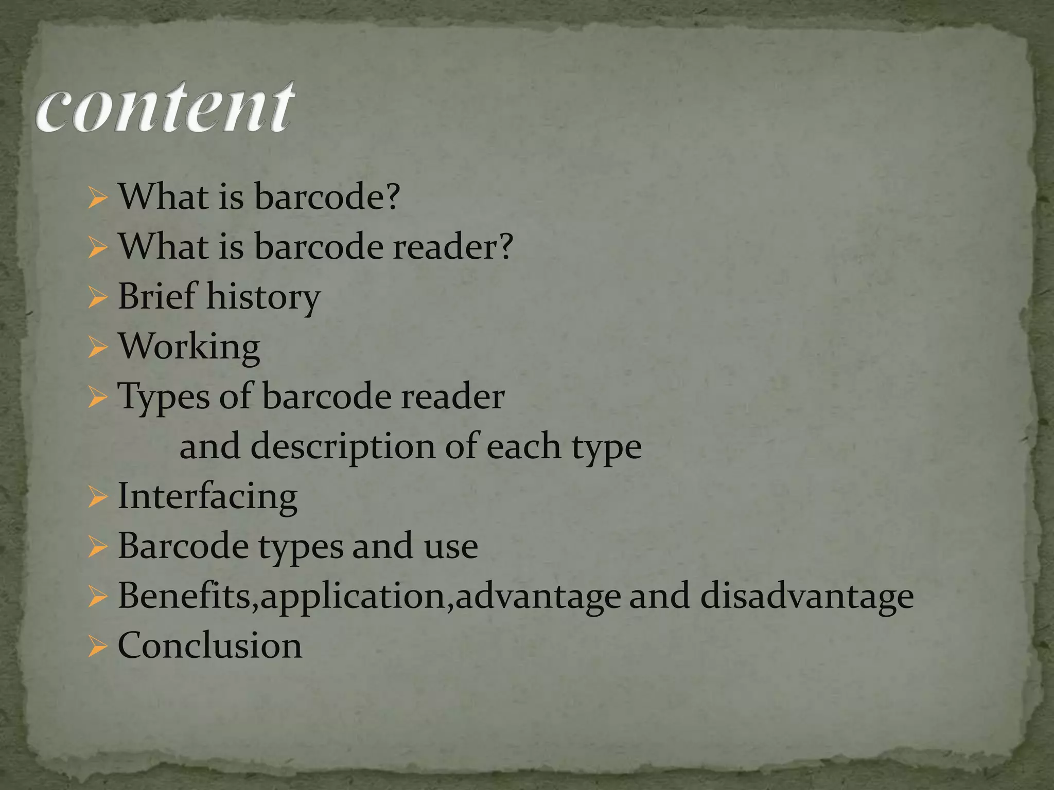 Barcode Reader(Scanner) | PPTX