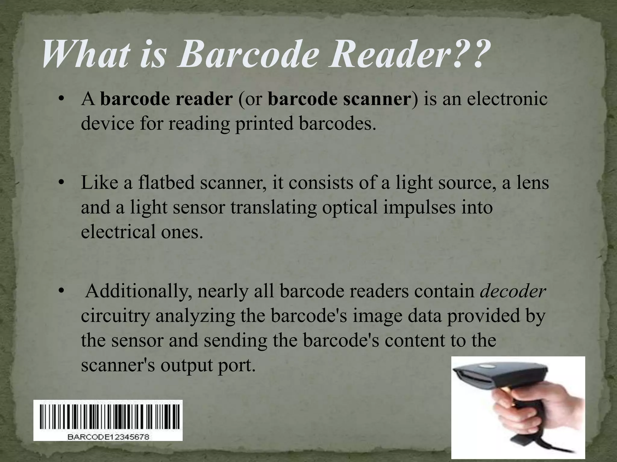 Barcode Reader(Scanner) | PPTX
