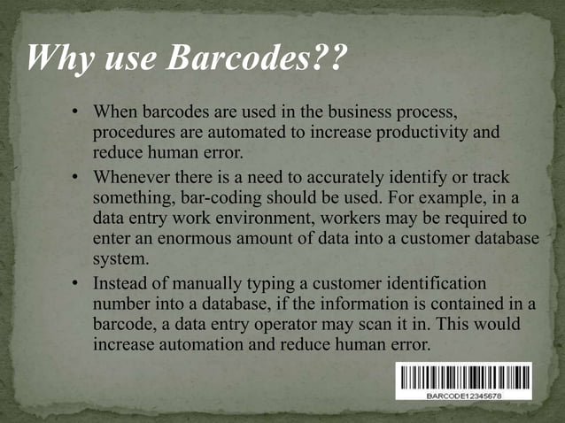 Barcode Reader(Scanner) | PPTX