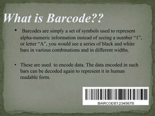 Barcode Reader(Scanner) | PPTX